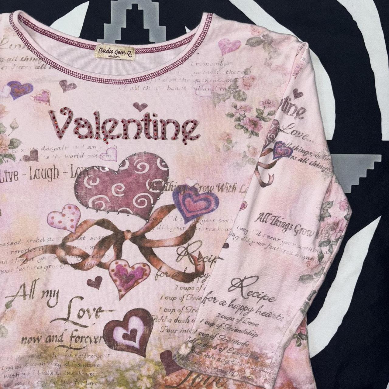 Graphic Longsleeve ⛤ pink/multi color graphic tee,... - Depop