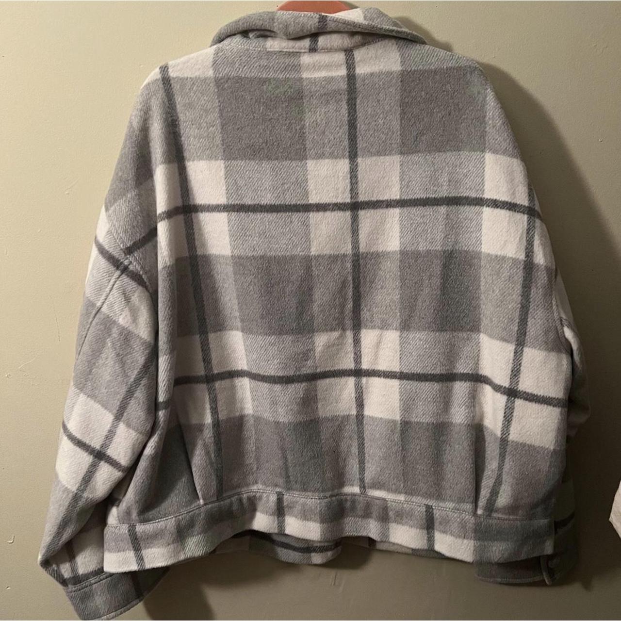 taylor swift evermore inspired coat grey american... - Depop