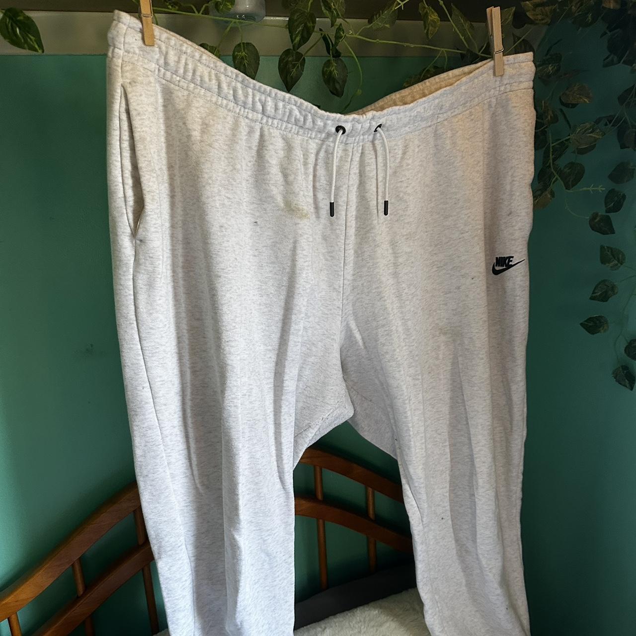 Grey Nike sweatpants joggers, xxl Small spot. I’m... - Depop