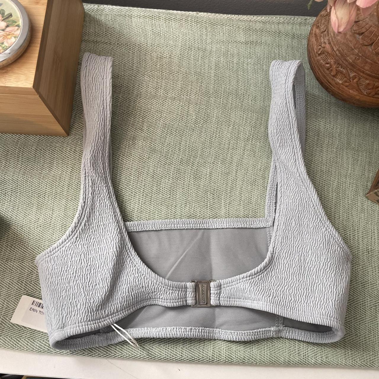 Light blue wanderlust bikini swim top. Brand new... - Depop