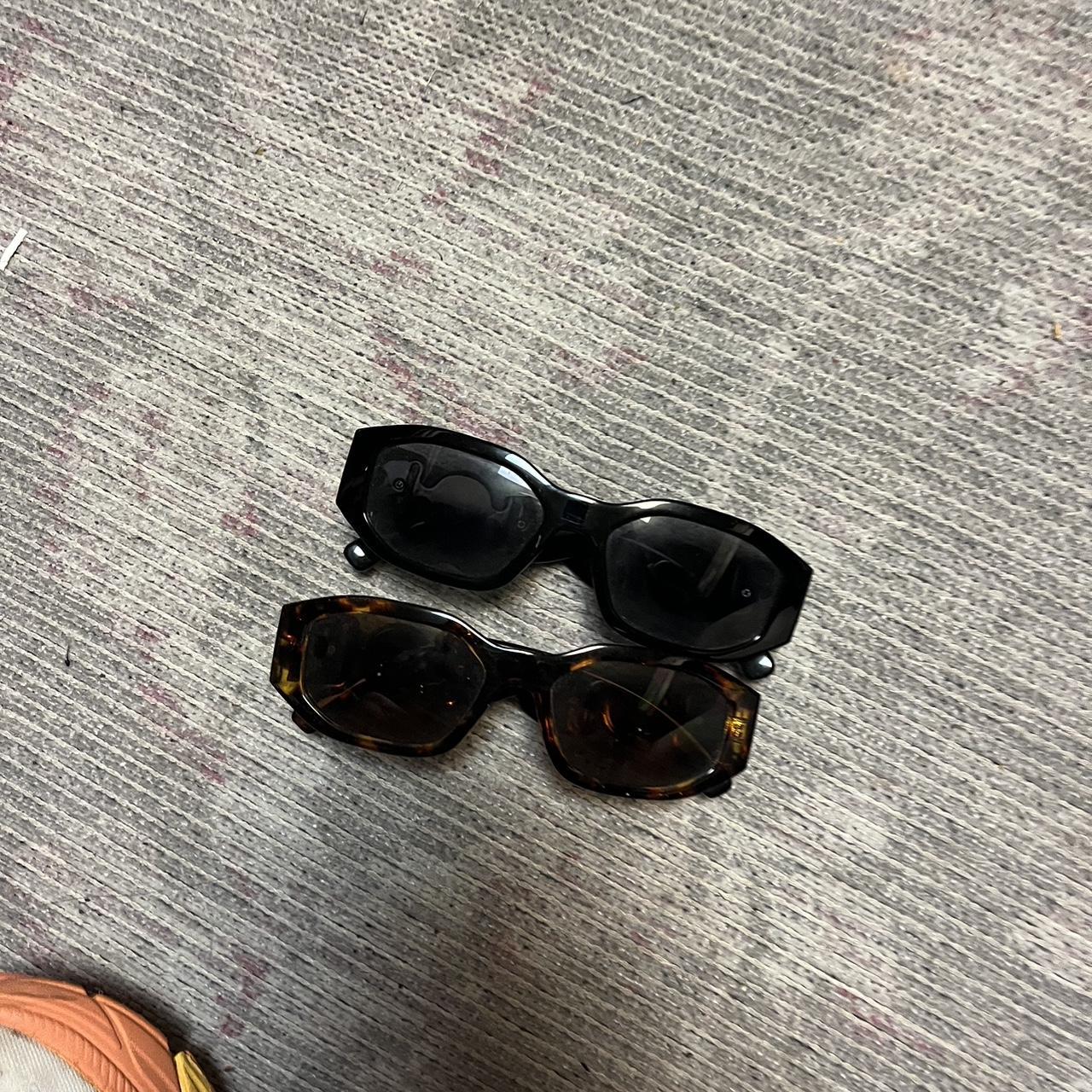 Versace dupe sunglasses. Tortoise shell & black.... - Depop
