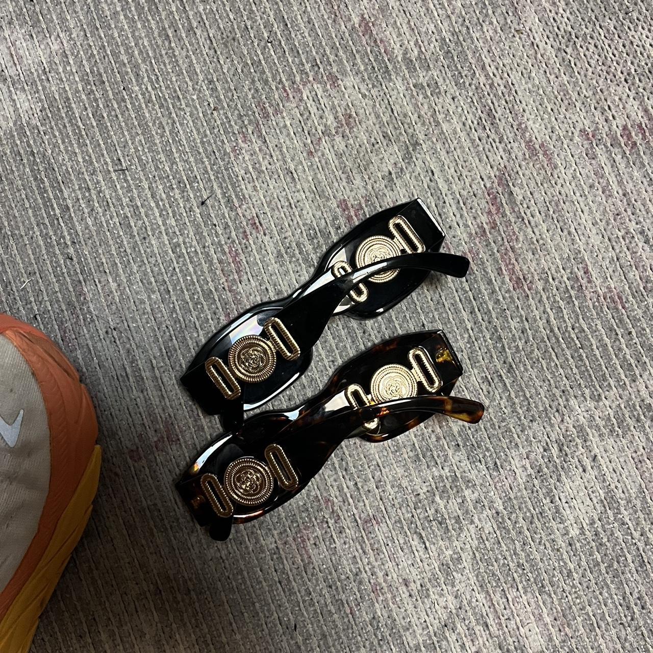 Versace dupe sunglasses. Tortoise shell & black.... - Depop