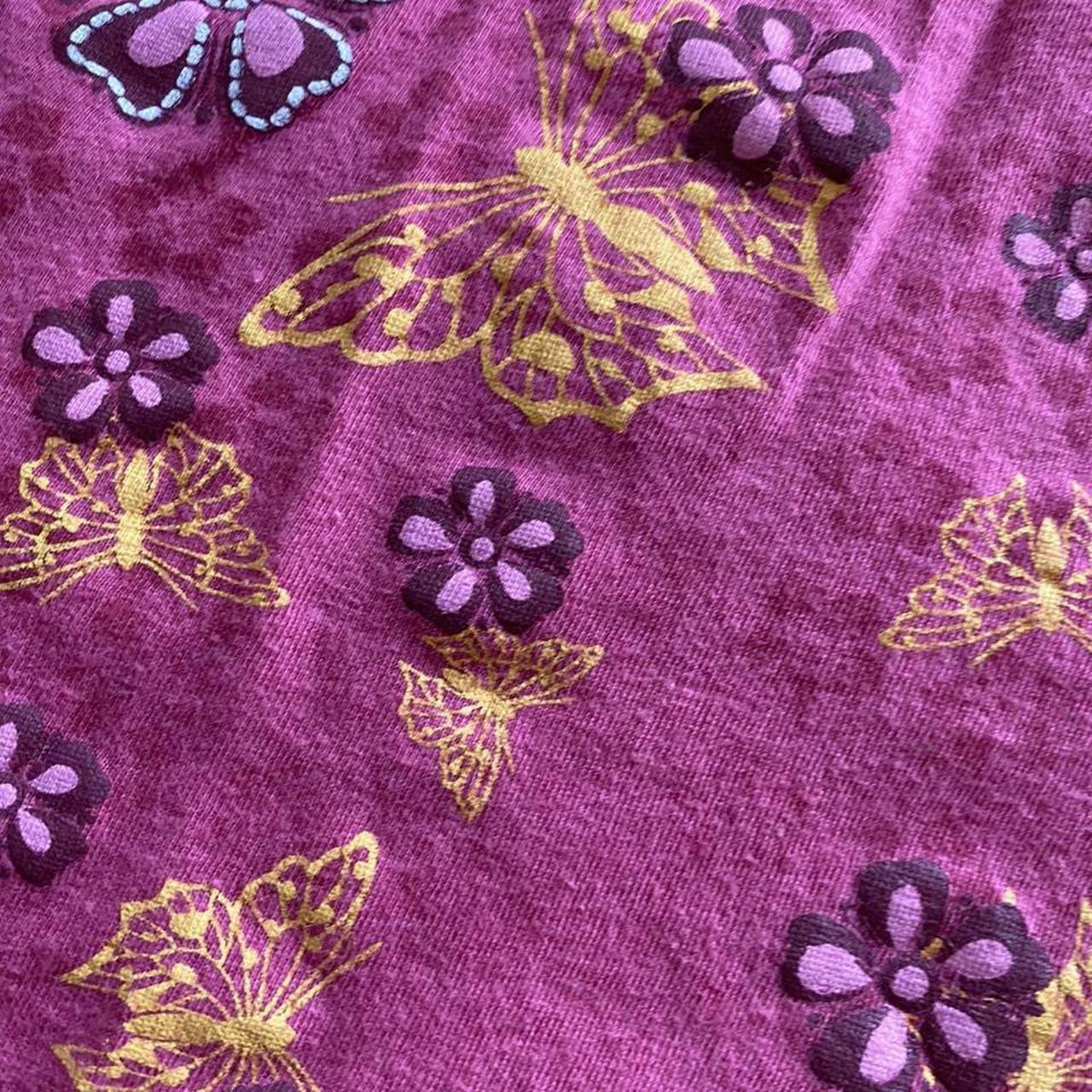 🌸Pink butterfly top🌸 Super cute Y2k pink butterfly... - Depop
