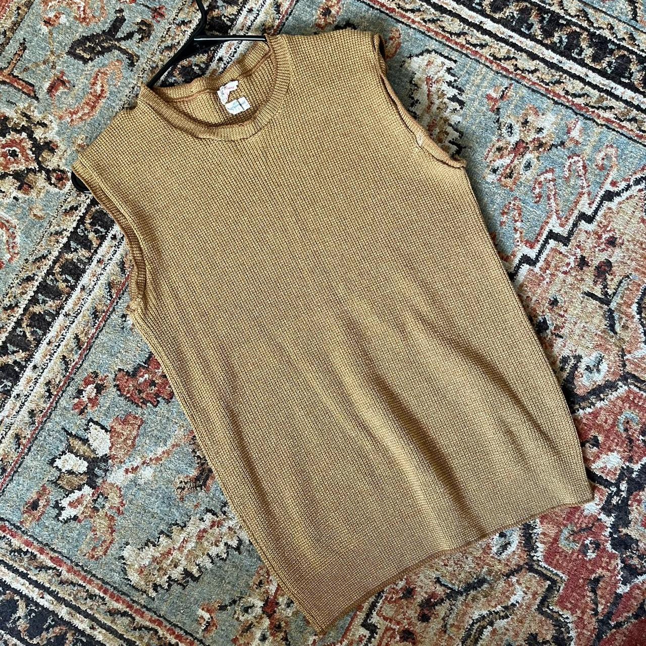 Vintage 100% lambswool vest Brand is Howard Heller... - Depop