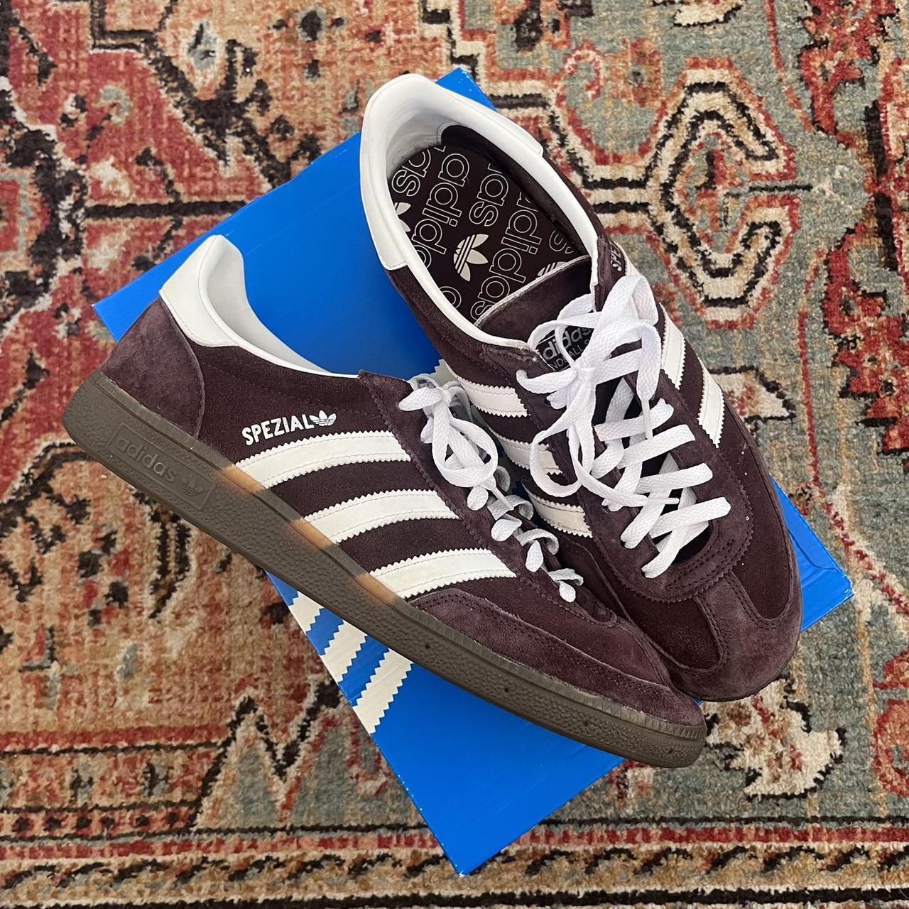 Adidas Handball Spezial in a sweet chocolate... - Depop