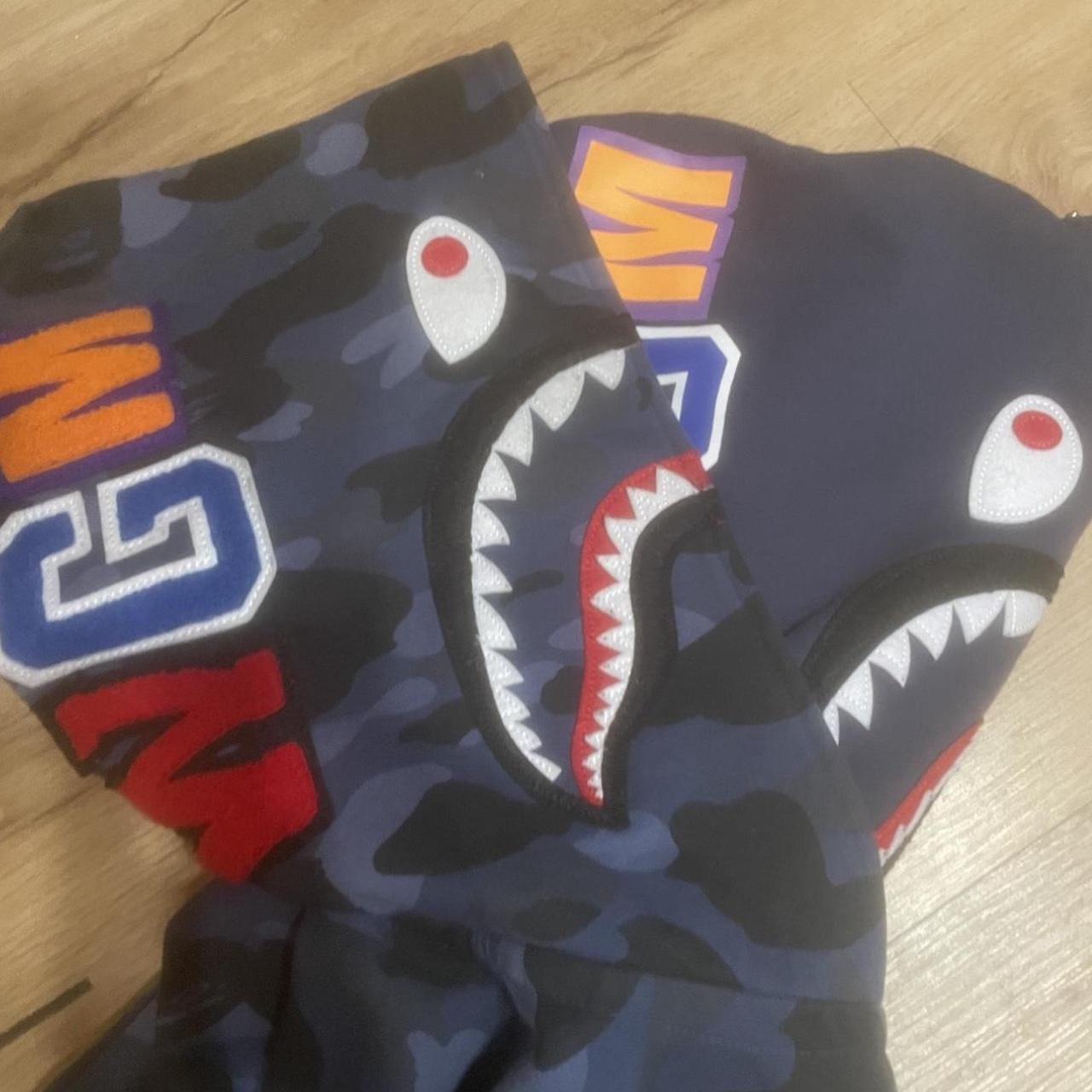 double hooded bathing ape jacket #bape... - Depop