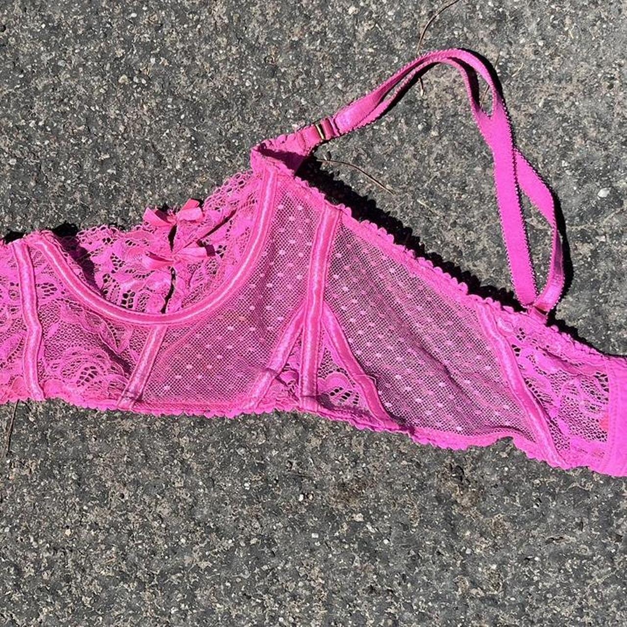 Pink seven ‘til midnight bra says XL fits my tiny... - Depop