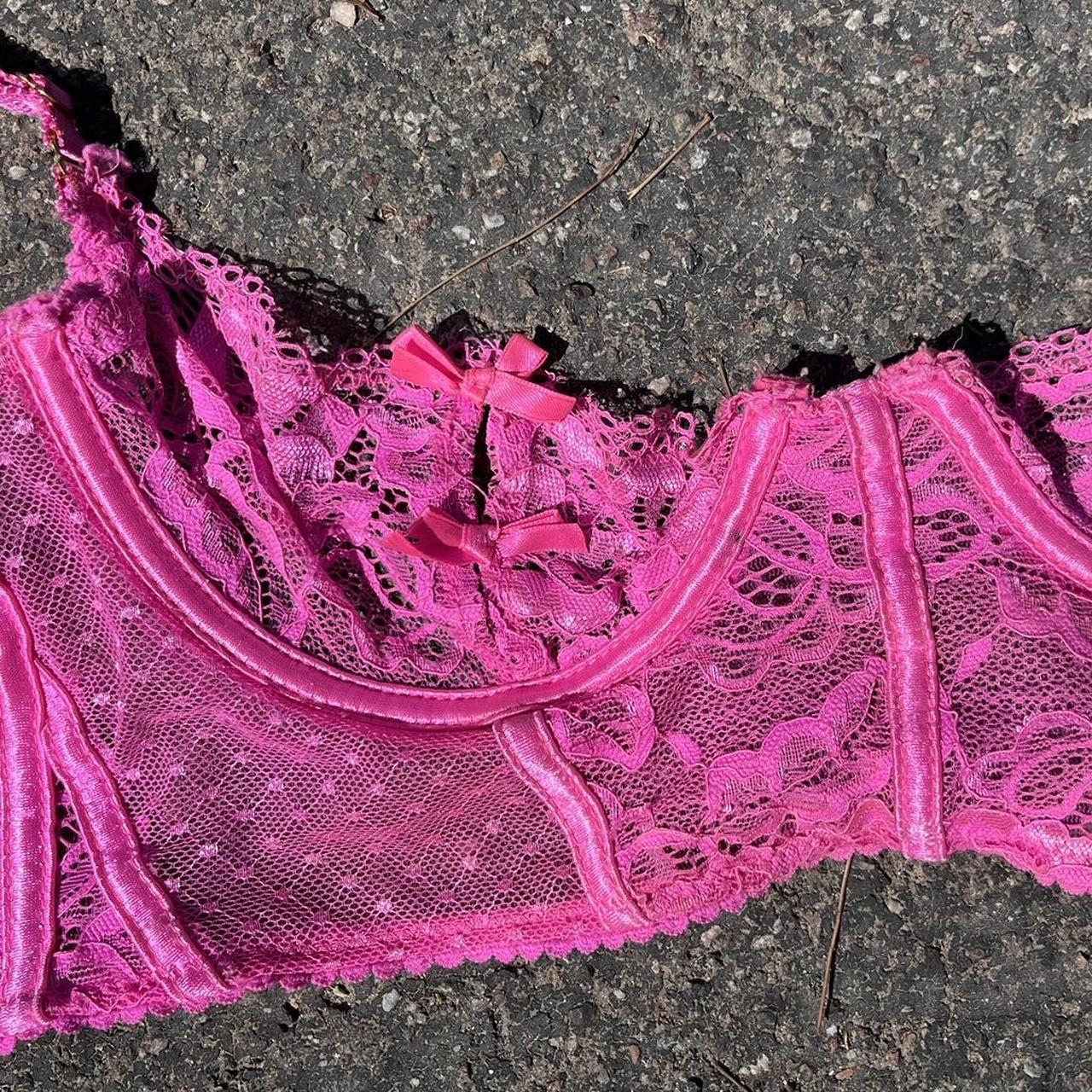 Pink seven ‘til midnight bra says XL fits my tiny... - Depop