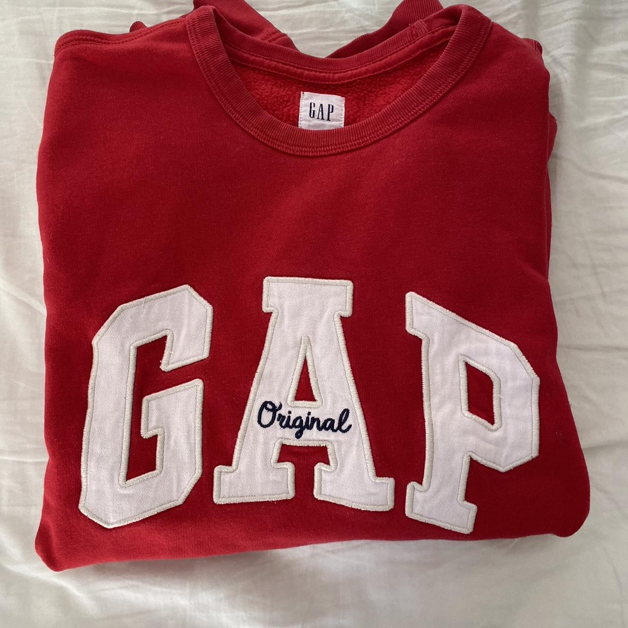 Red Gap Crewneck No flaws Size small Willing to... - Depop
