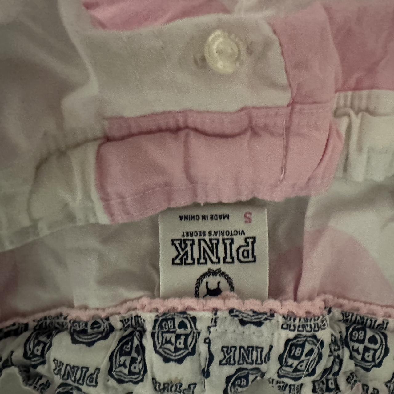 Pink Victoria's Secret pyjama shorts #VS - Depop