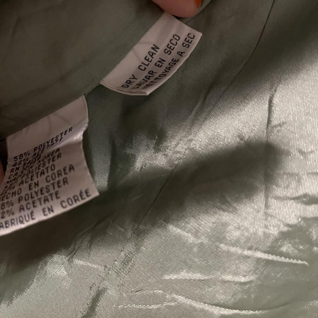 beautiful pale green Rena Rowan blazer. Size tag was... - Depop