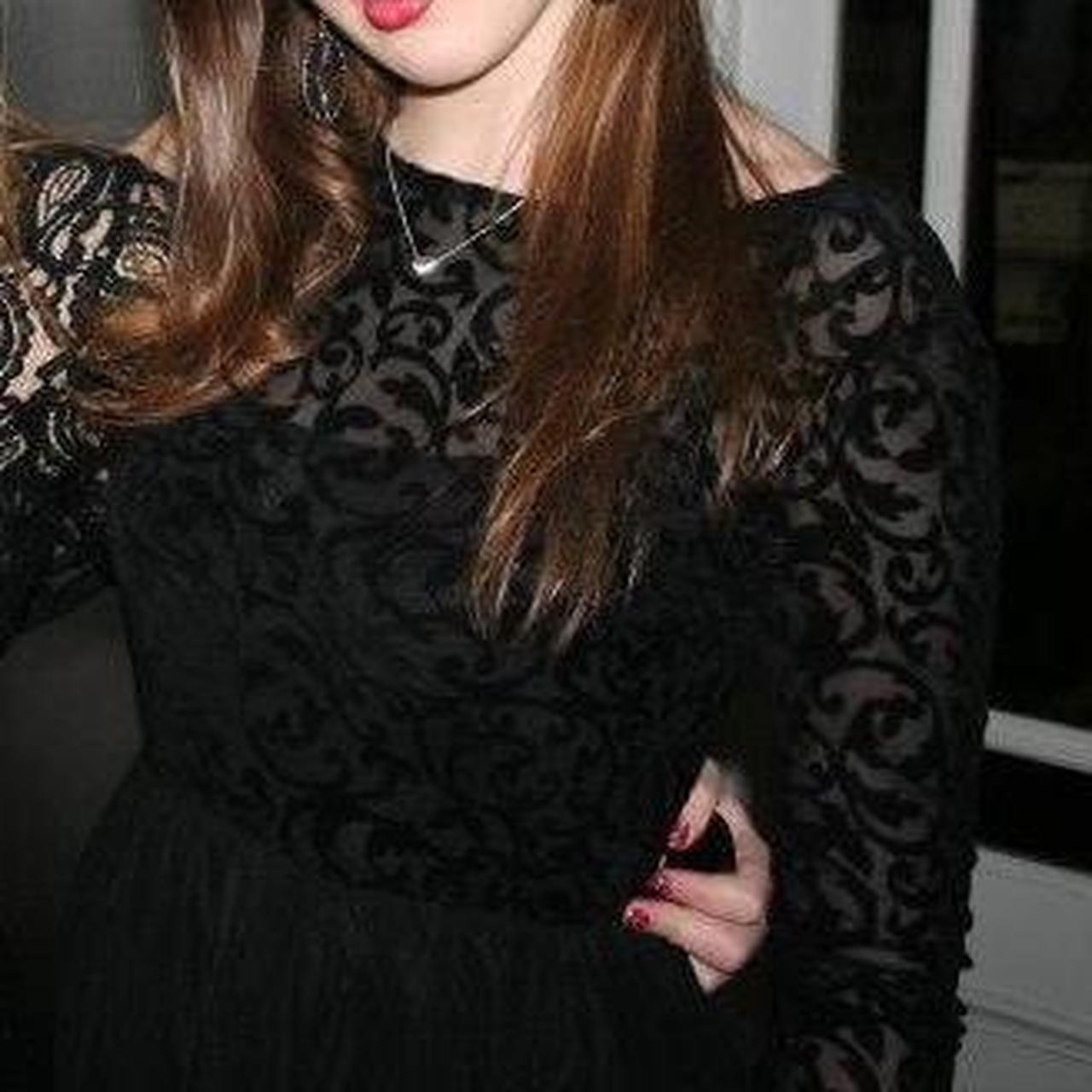 Motel Women's Black Dress | Depop