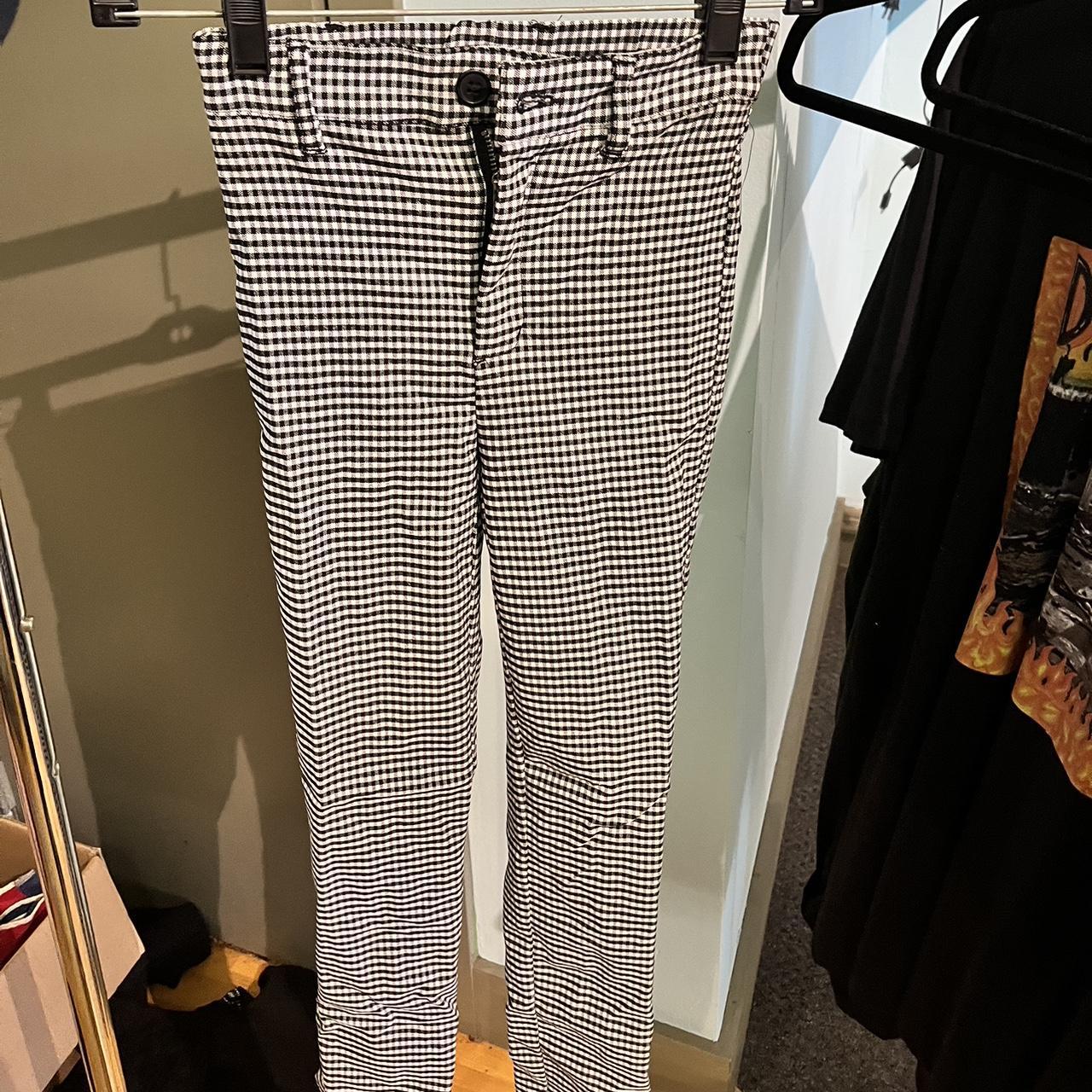 Garage Straight Leg Gingham Pants super... - Depop