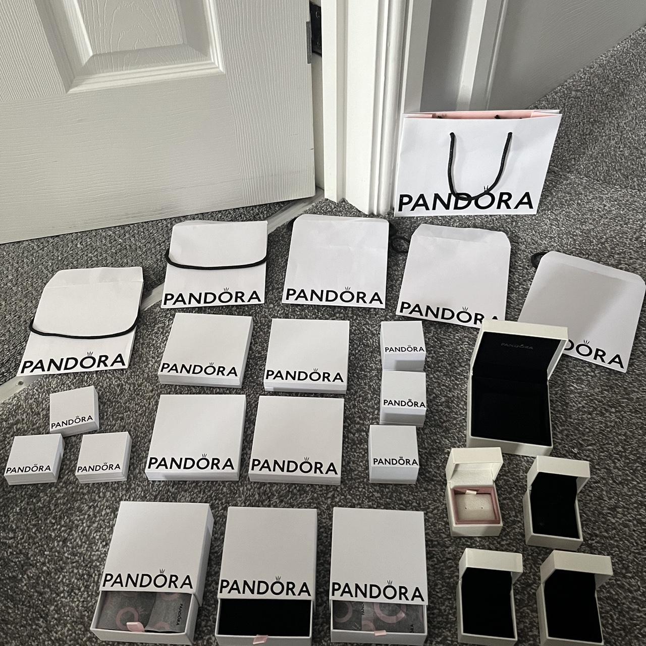 Pandora empty boxes and bags Huge bundle everything... - Depop