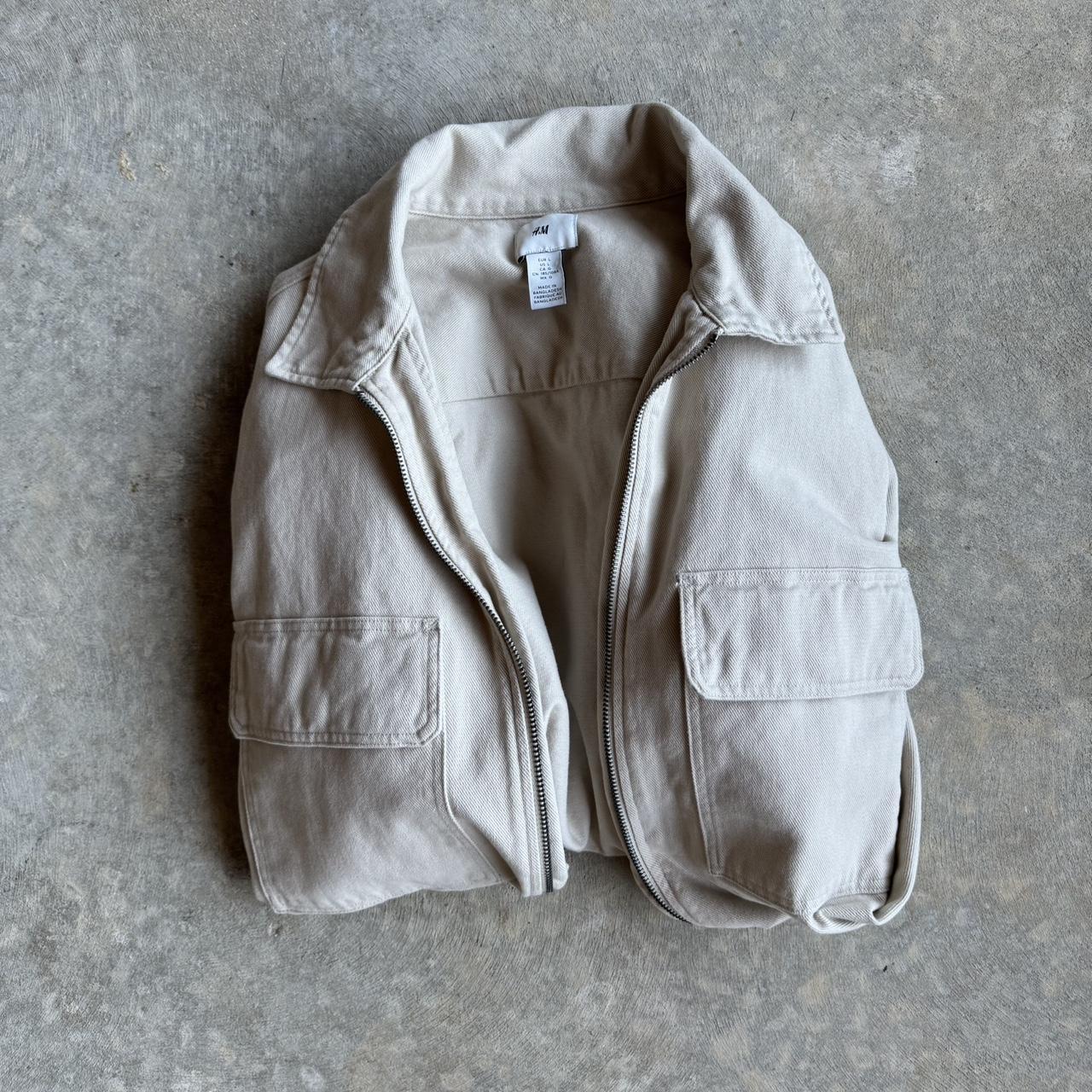 🤎 mens h&m shacket size: large 100% cotton - Depop