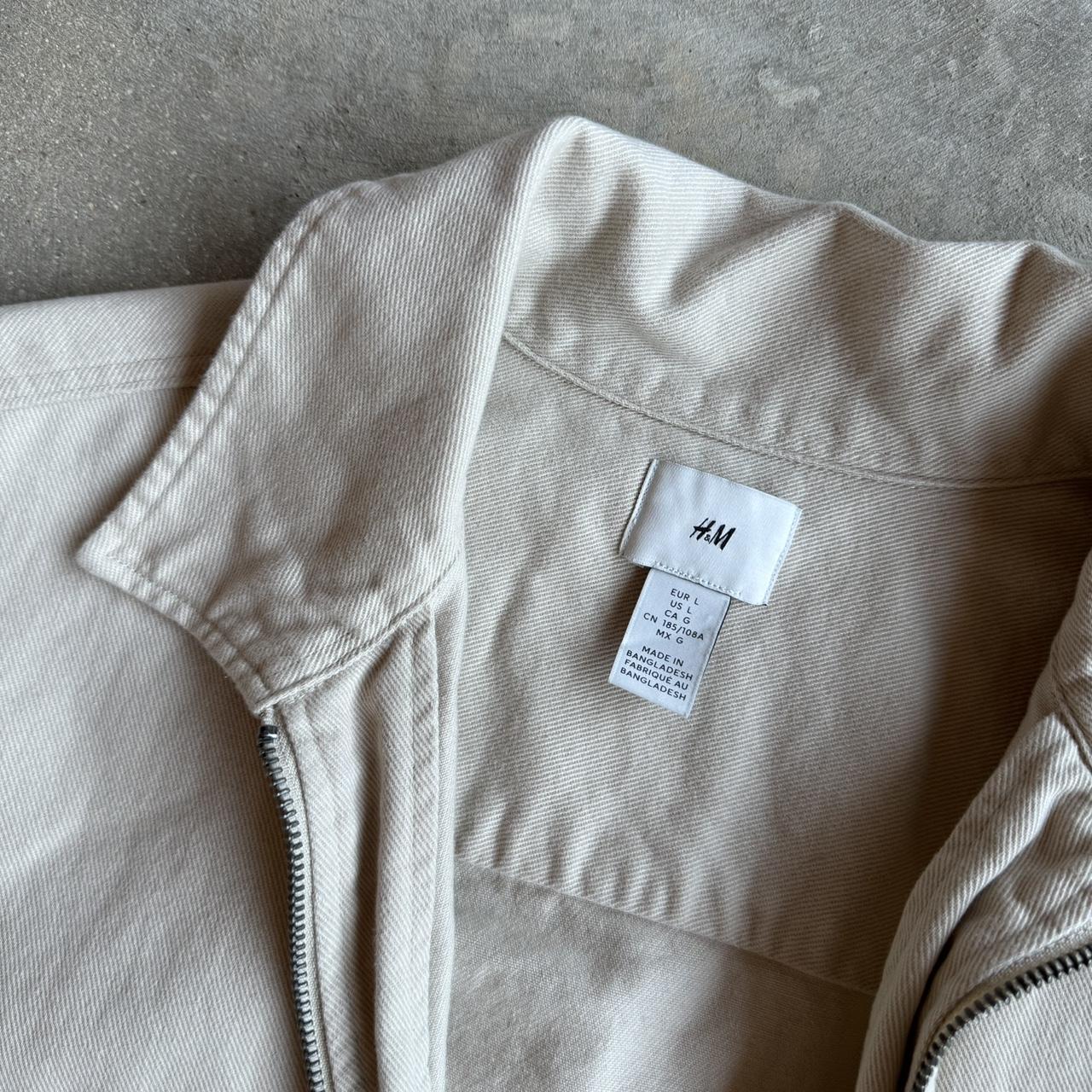 🤎 mens h&m shacket size: large 100% cotton - Depop