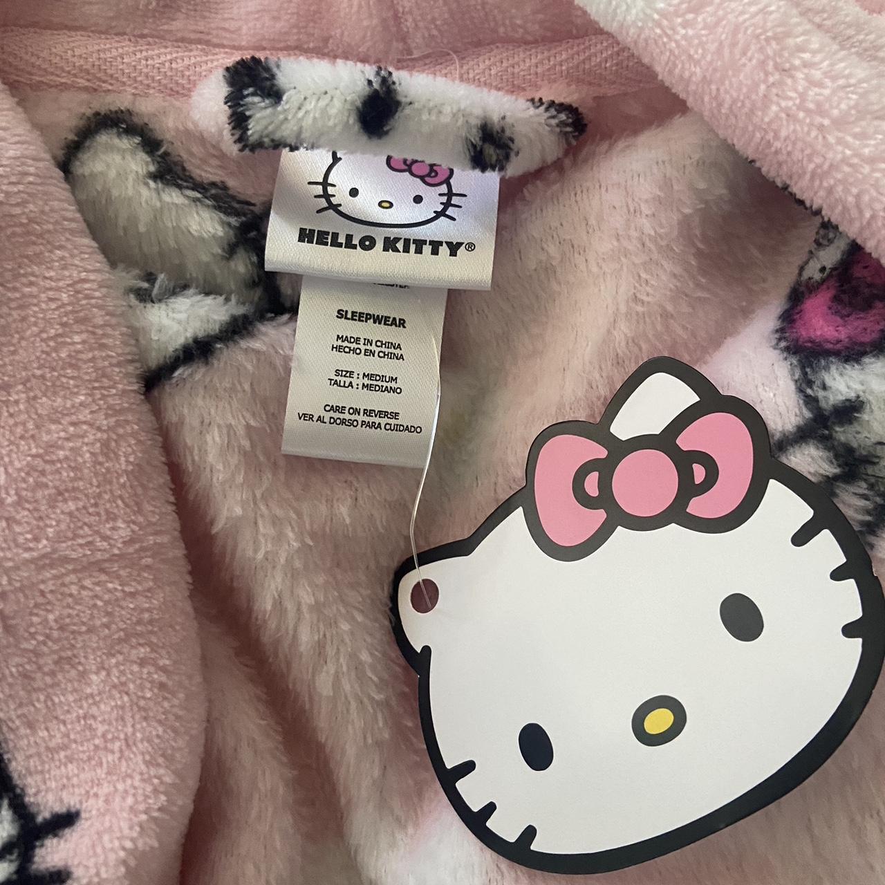 Pink daisy Hello Kitty robe. 🌼🎀💝 Size medium brand... - Depop
