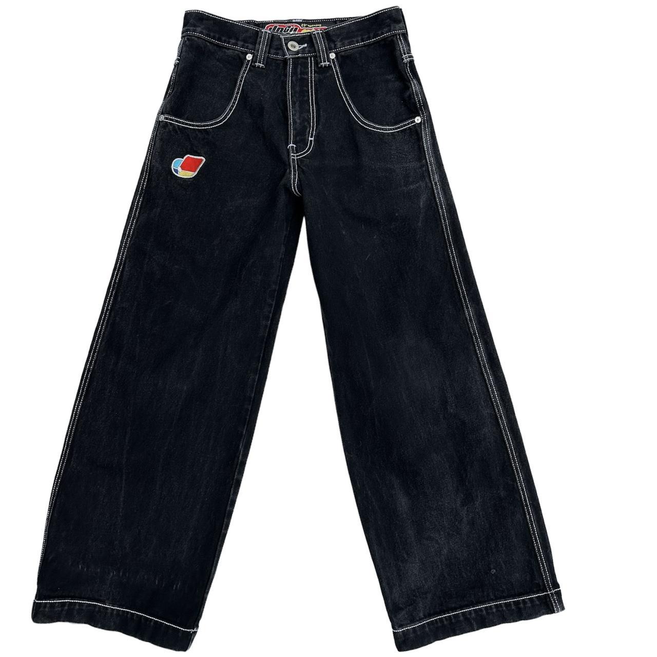 Black JNCO Jeans Early 90s Vintage. soft! Meant to... - Depop