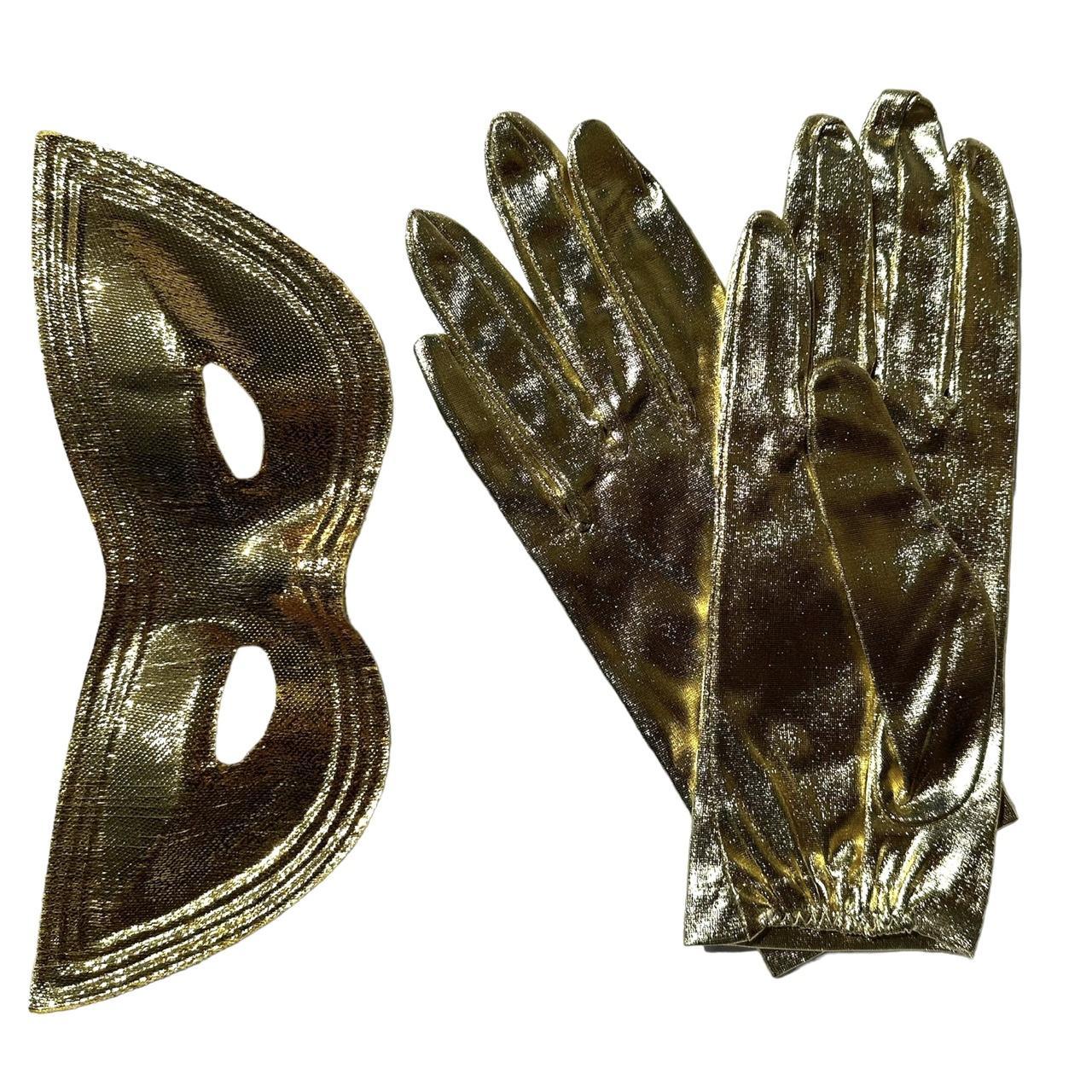 Women's Gold and Silver Gloves | Depop