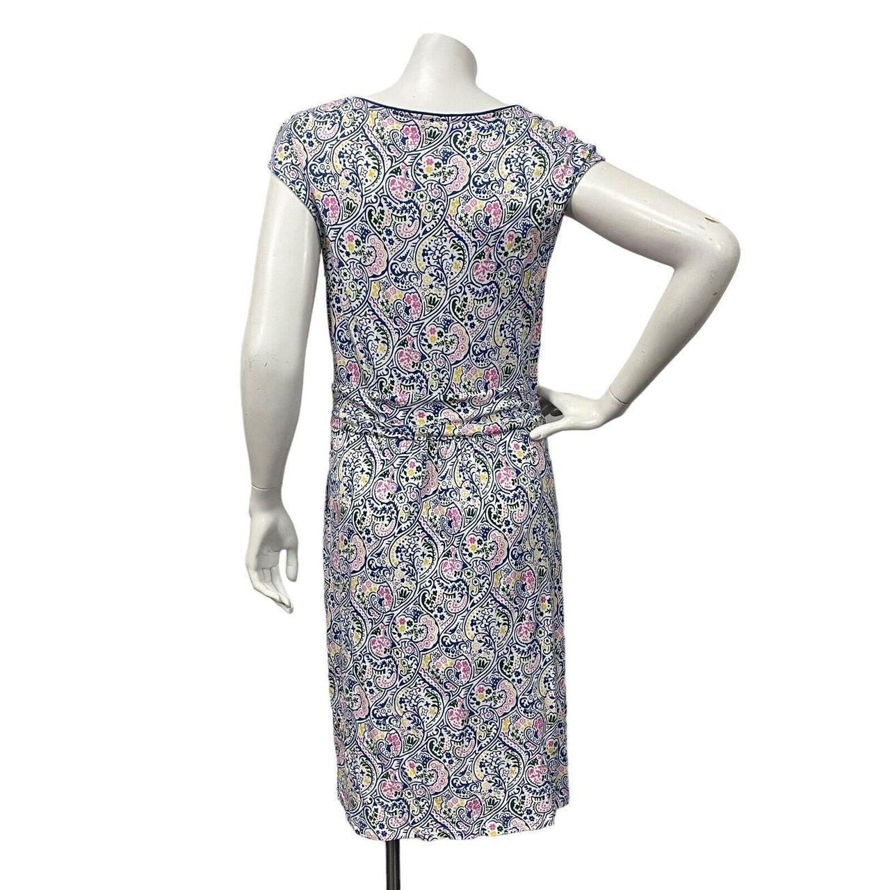 Boden Margot Jersey Dress Blue Paisley US 10R... | Depop