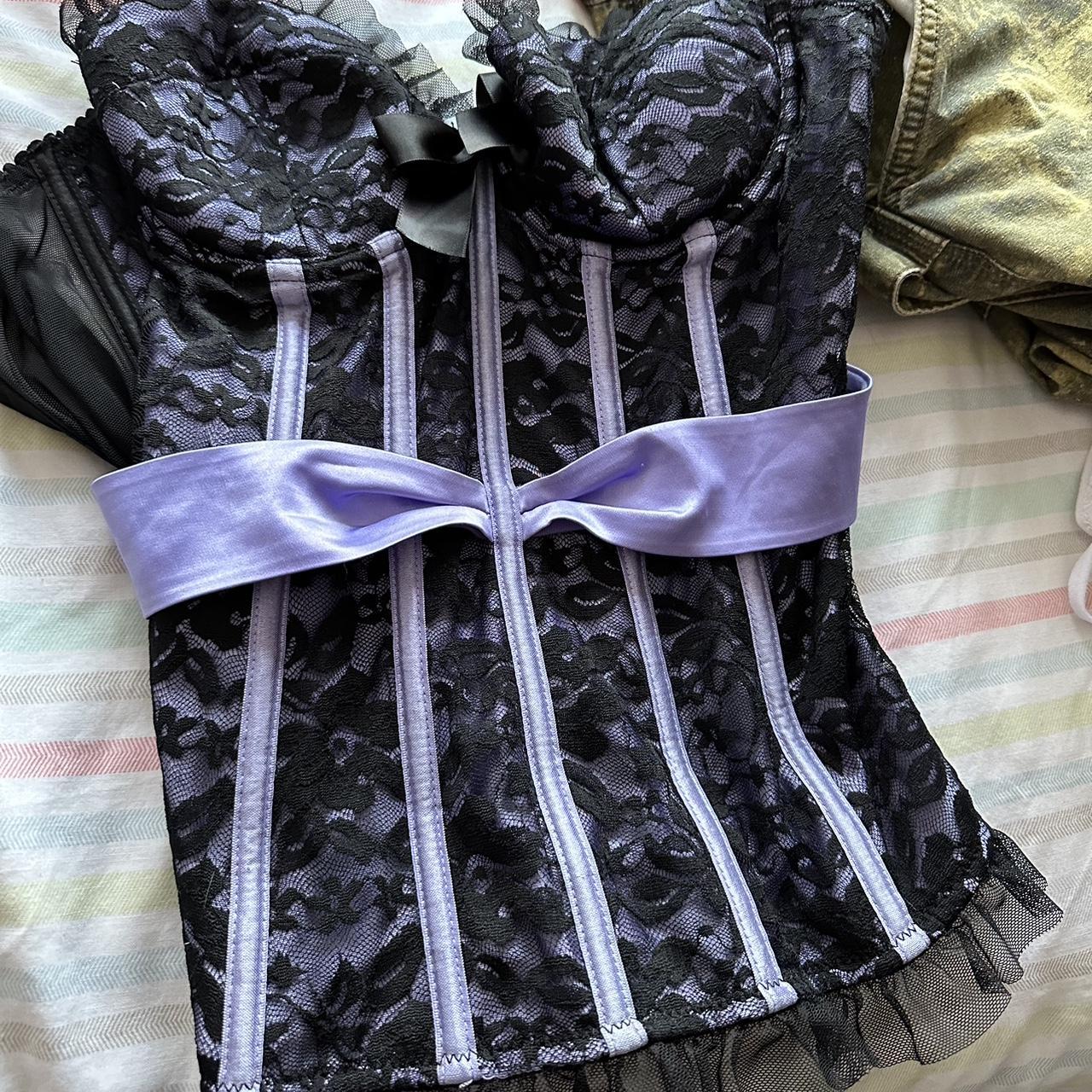Ann Summers Boned Purple Corset So Sad To Let This Depop