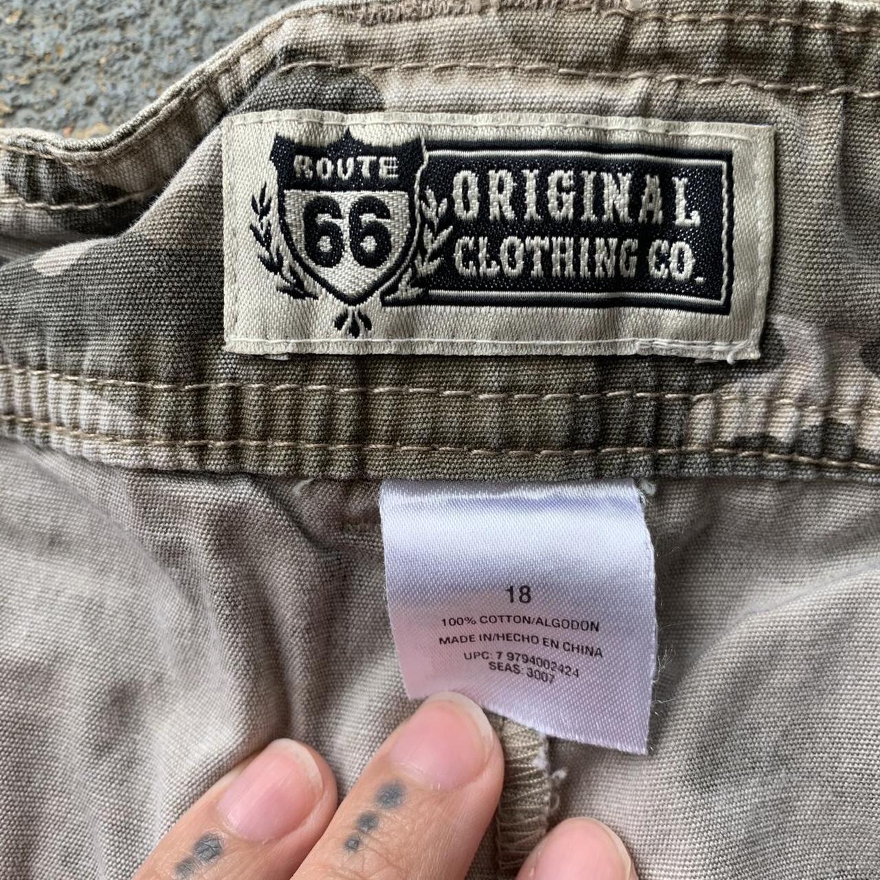 Vintage y2k Route 66 Camo Cargo Mini Skort Cute y2k... - Depop