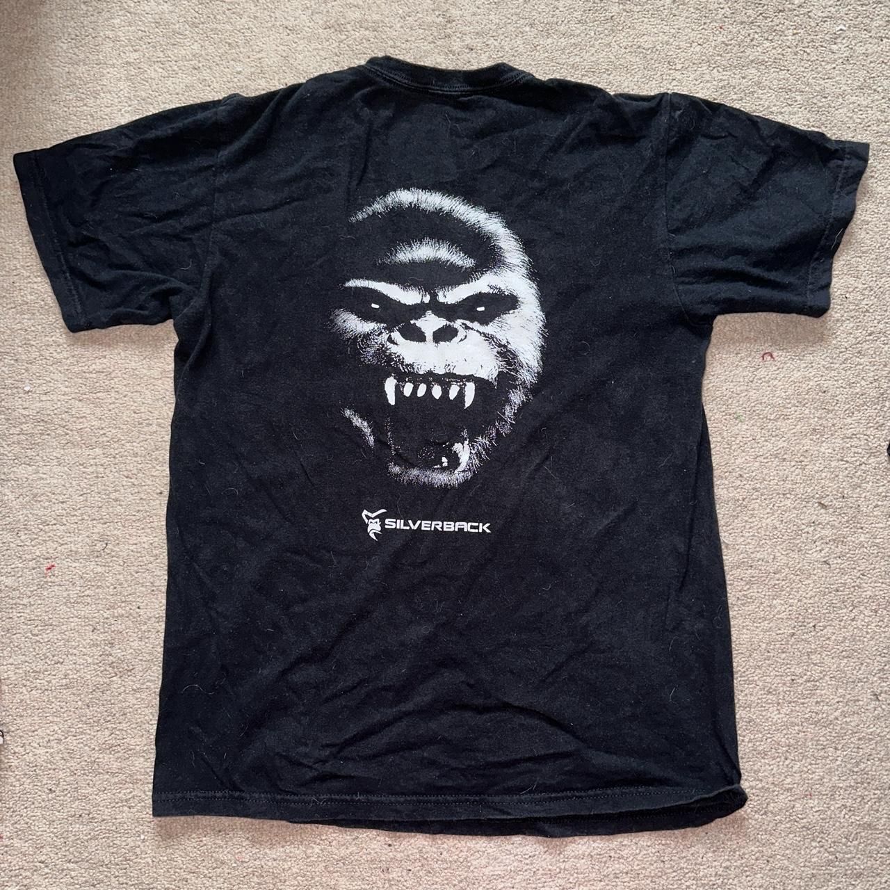 Men’s silverback size medium gym T-shirt - Depop