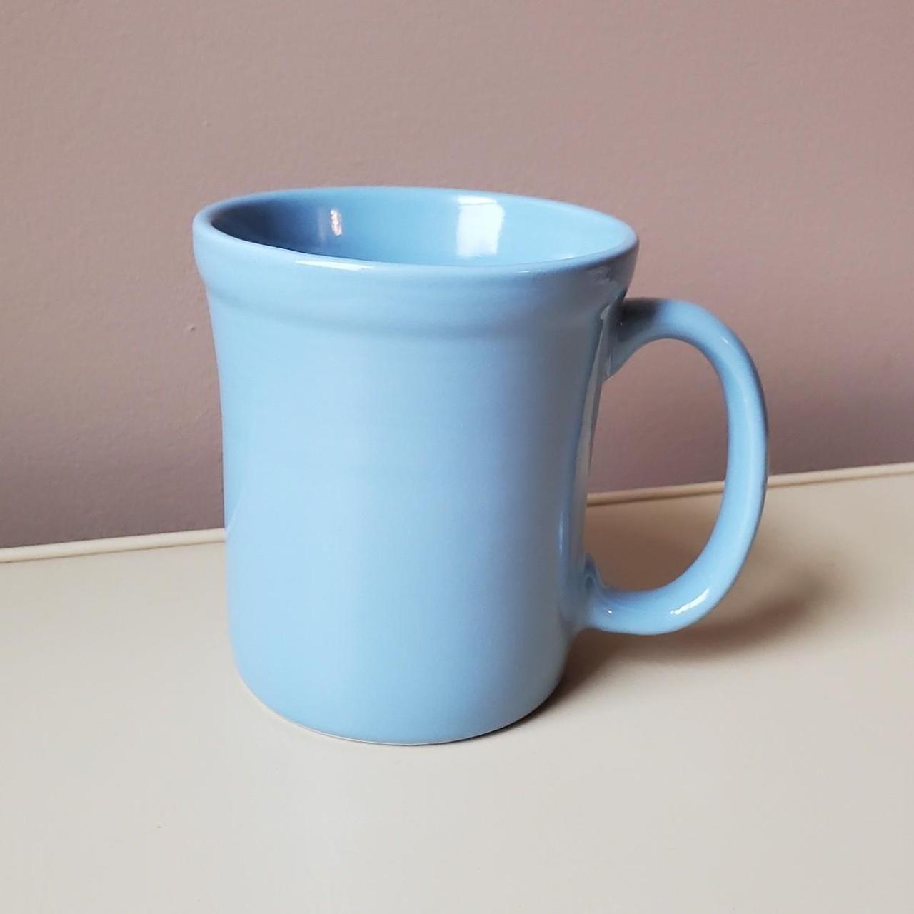 Vintage Gibson light dusty blue coffe or tea mug!... - Depop