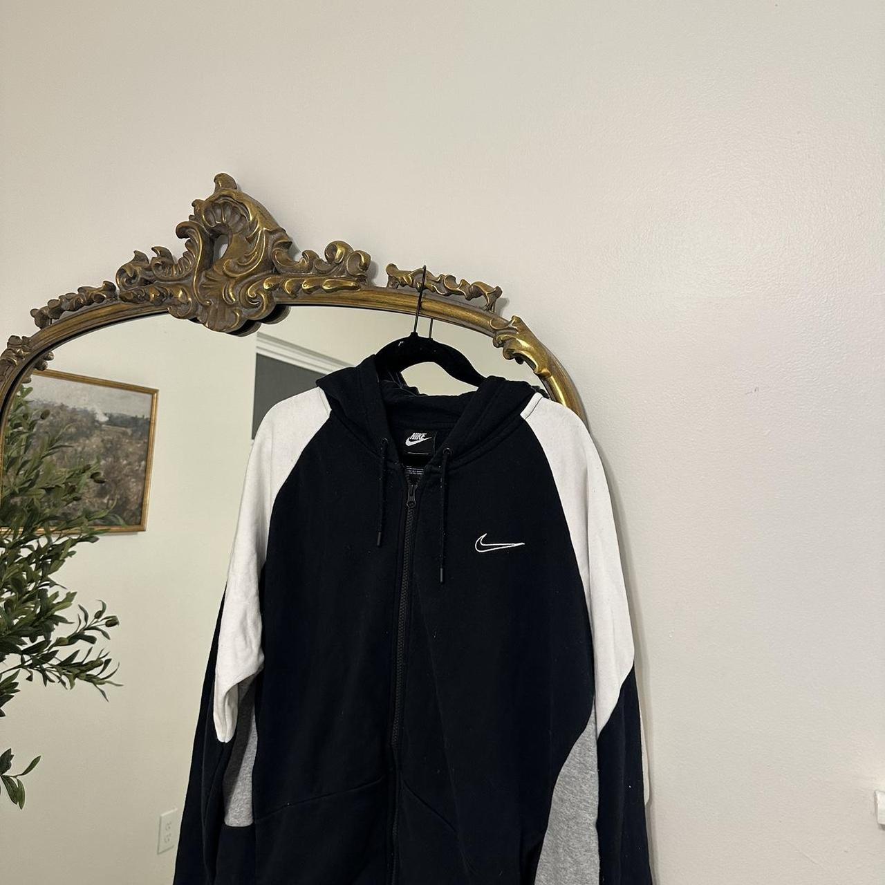 Nike color block zip up Size large - Depop