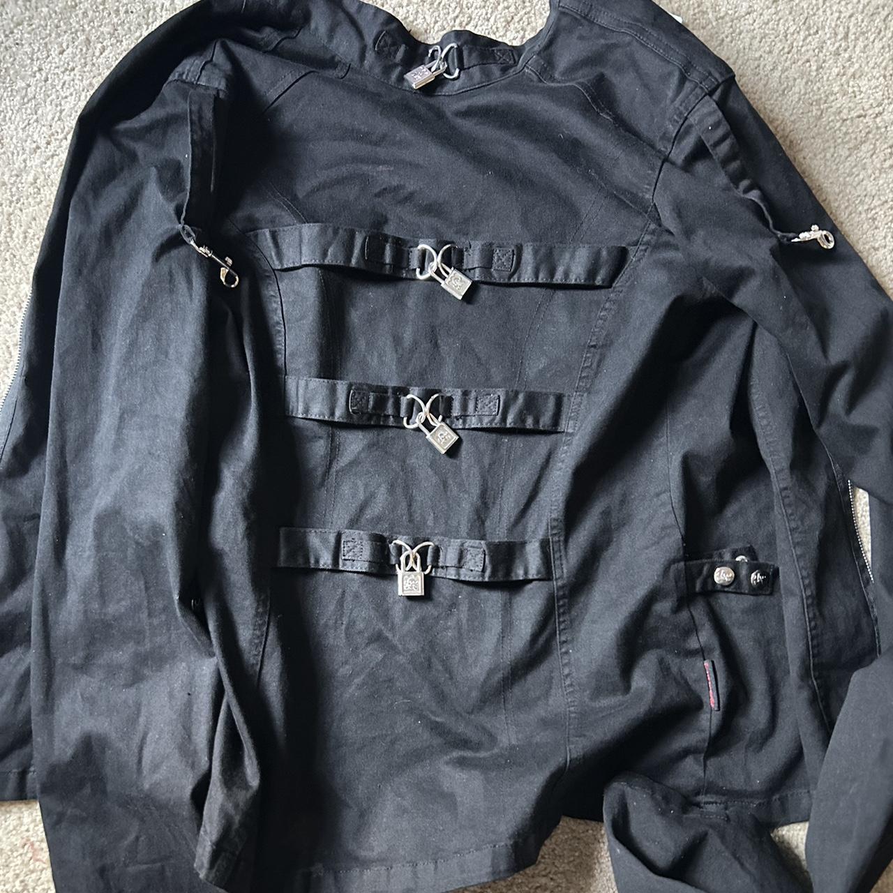 TRIPP NYC black straight jacket top Has locks in the... - Depop