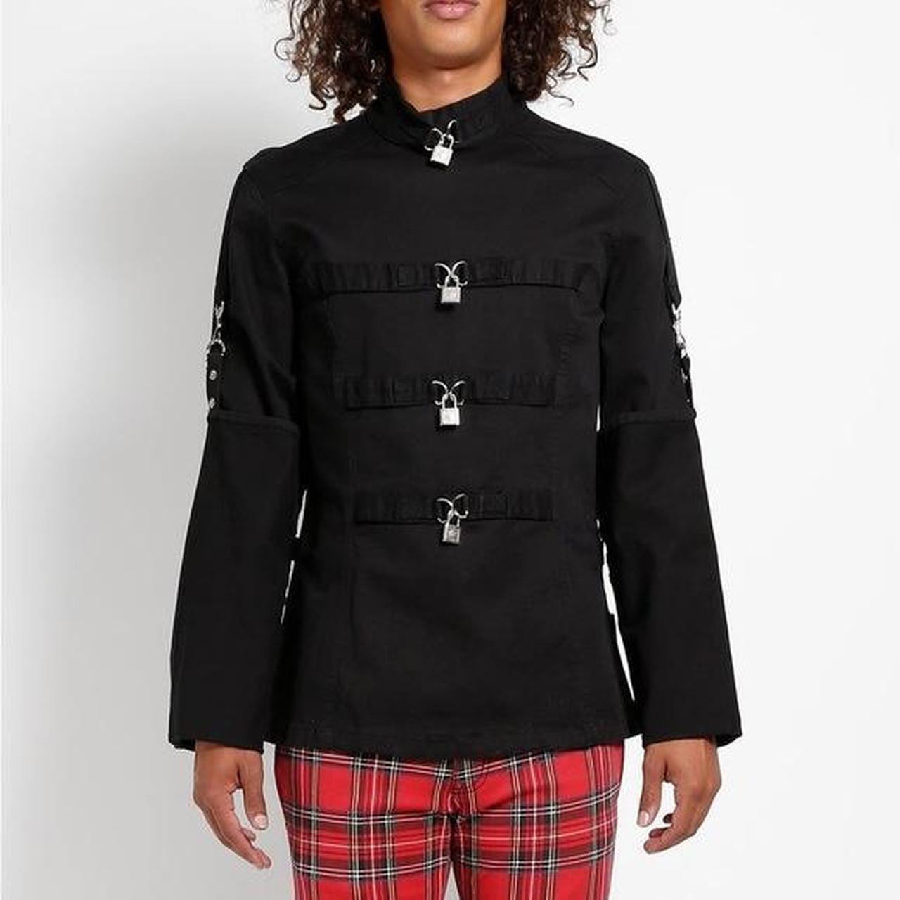 TRIPP NYC black straight jacket top Has locks in the... - Depop