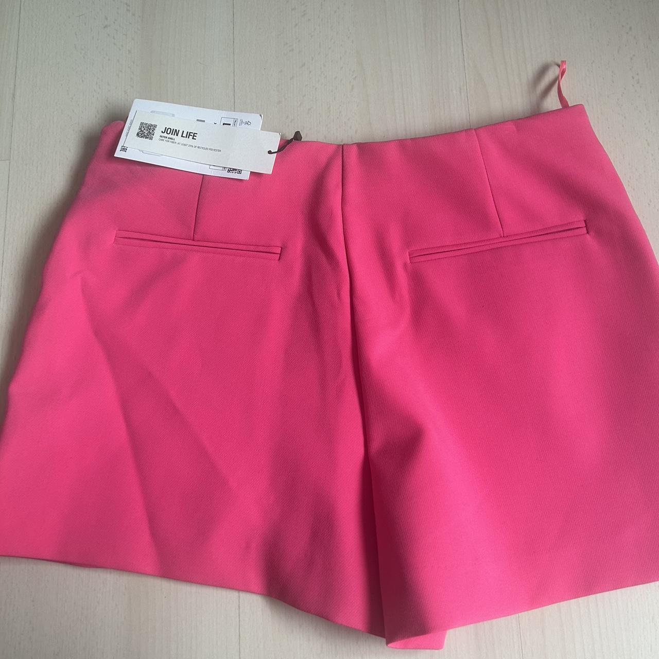 Zara hot pink skort Size large New with tags - Depop