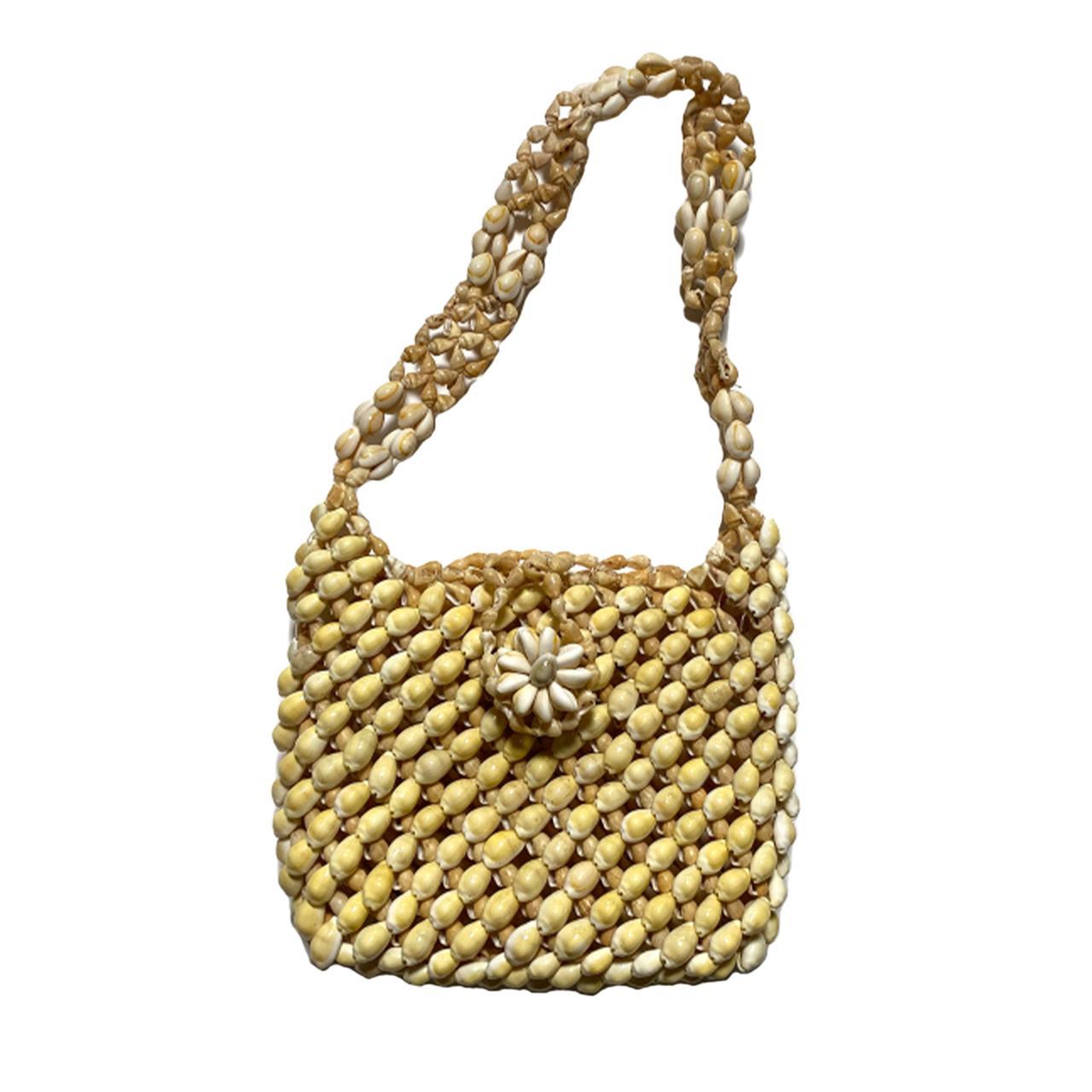 Handmade Sea Shell purse Height: 7 in Weight: 6... - Depop