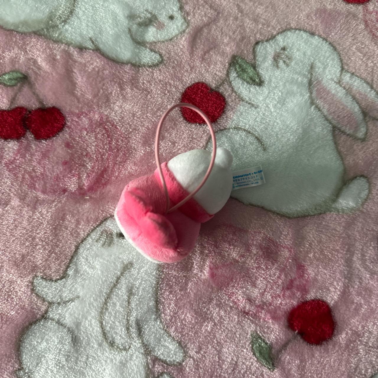 My Melody tenori plush keychain from 2021. Displayed... | Depop