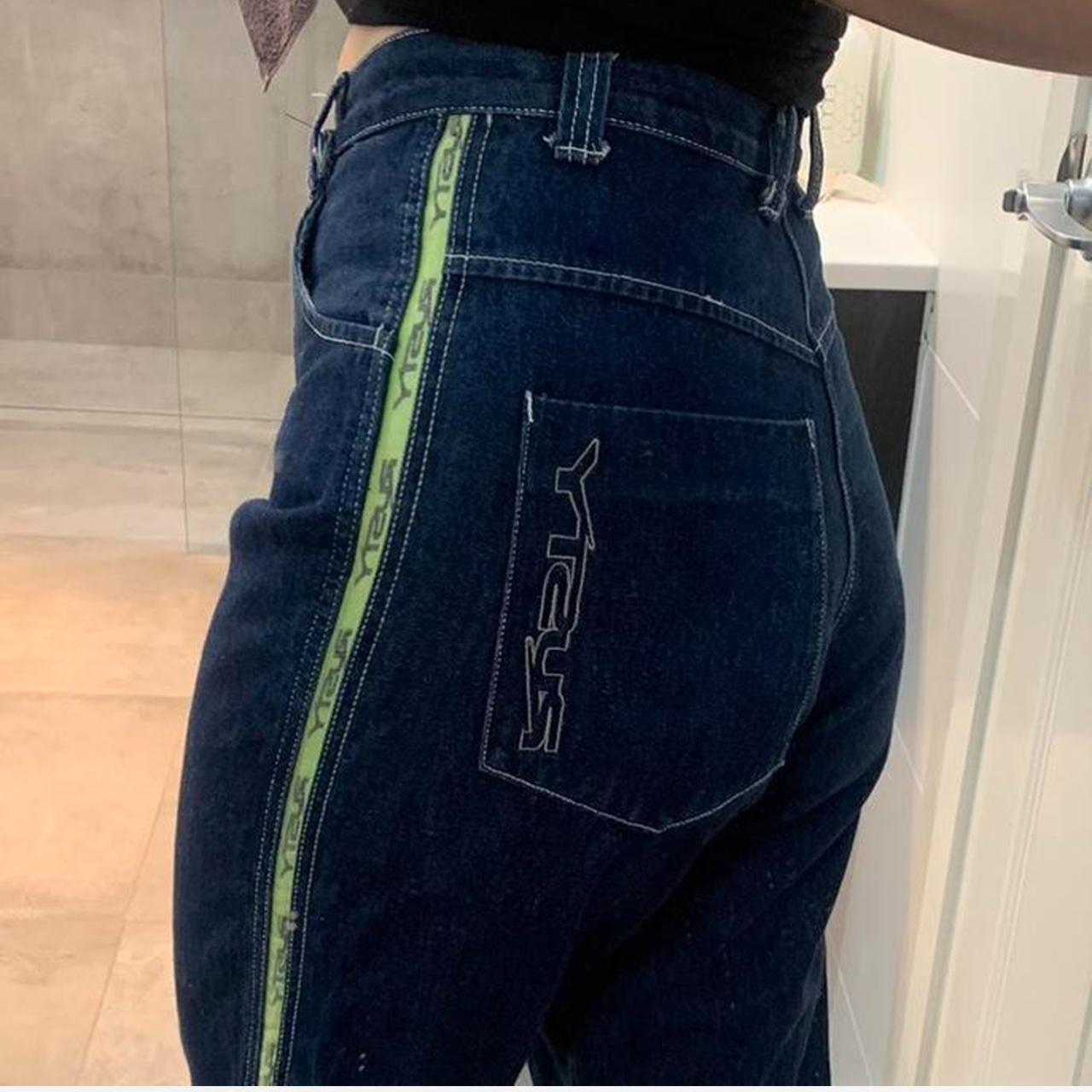 Repop! Vintage rusty dark denim jeans Labelled... - Depop