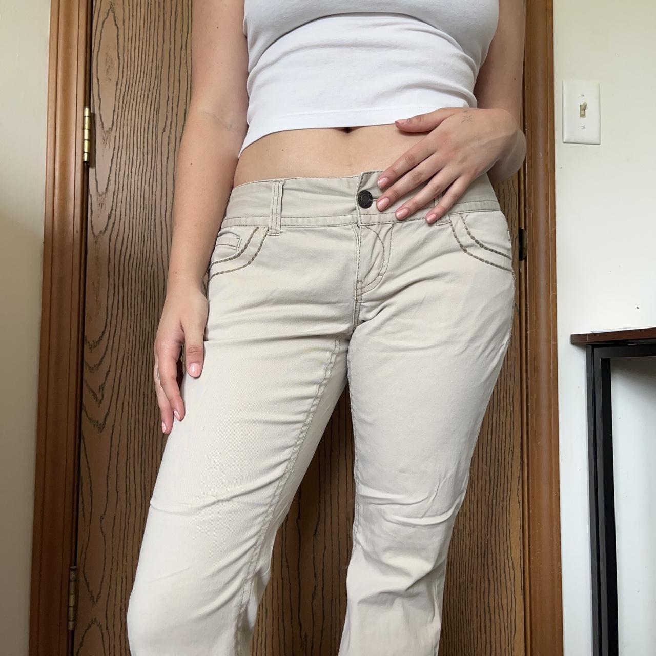 2000s Maurices Low Rise Khaki Pants Lightly Worn Depop