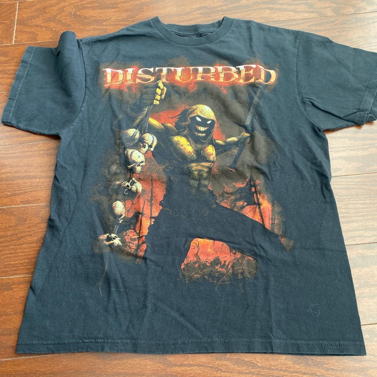 Disturbed band concert merch t shirt in size large... - Depop