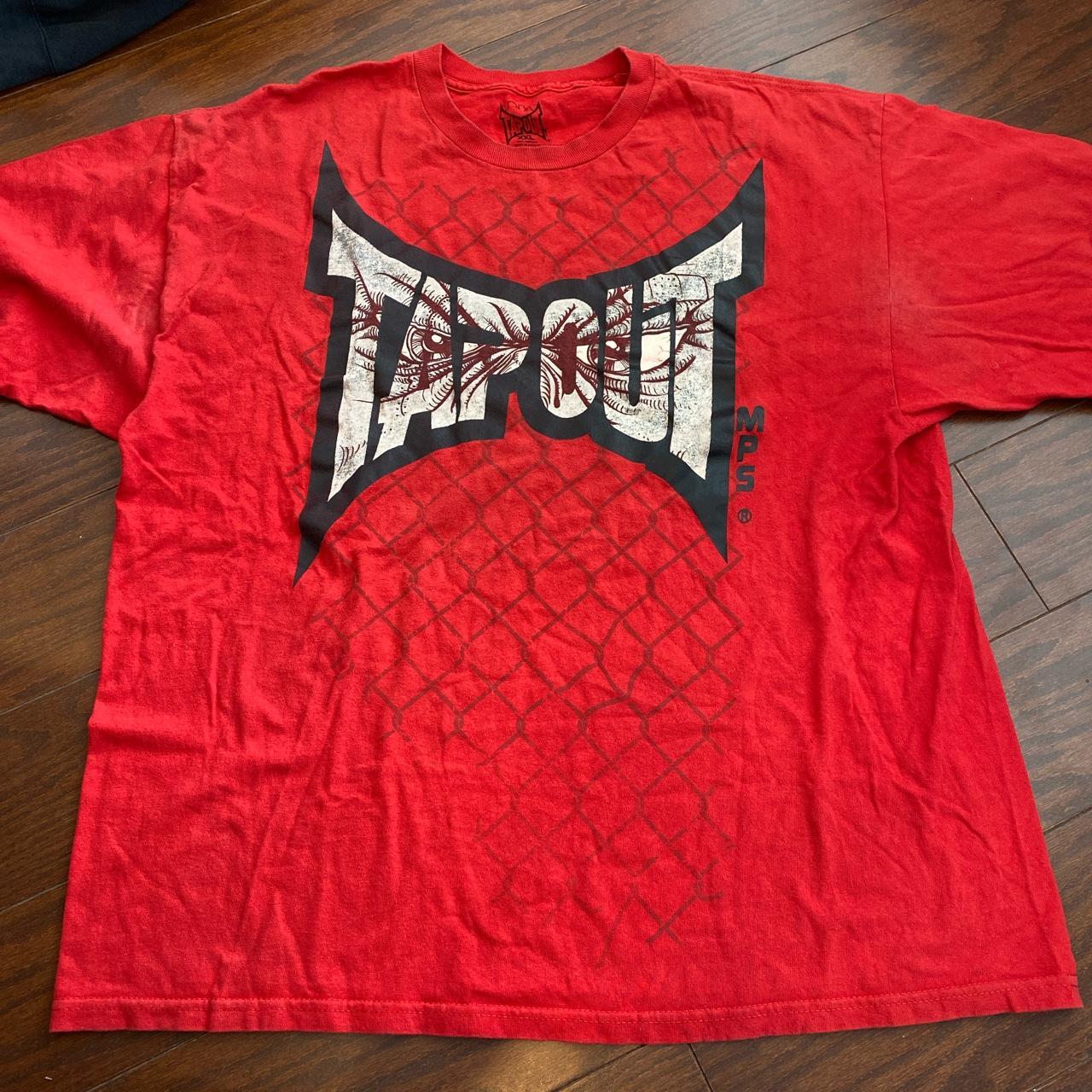 TapOut vintage y2k red graphic t shirt in size men’s... - Depop