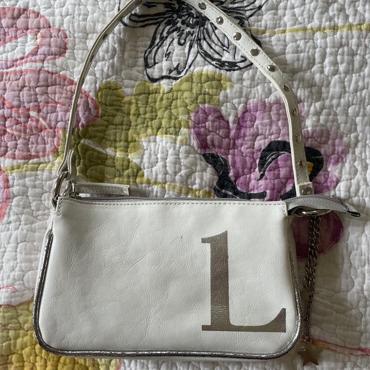 cutest white and silver purse with star charms -... - Depop