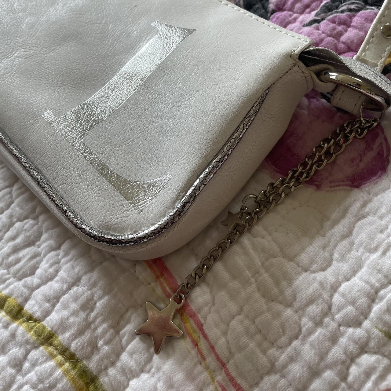 cutest white and silver purse with star charms -... - Depop