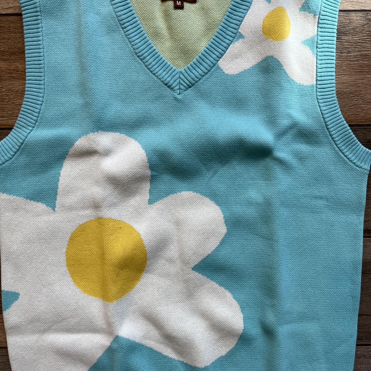 Golf flower boy sweater vest New Beautiful colors... - Depop