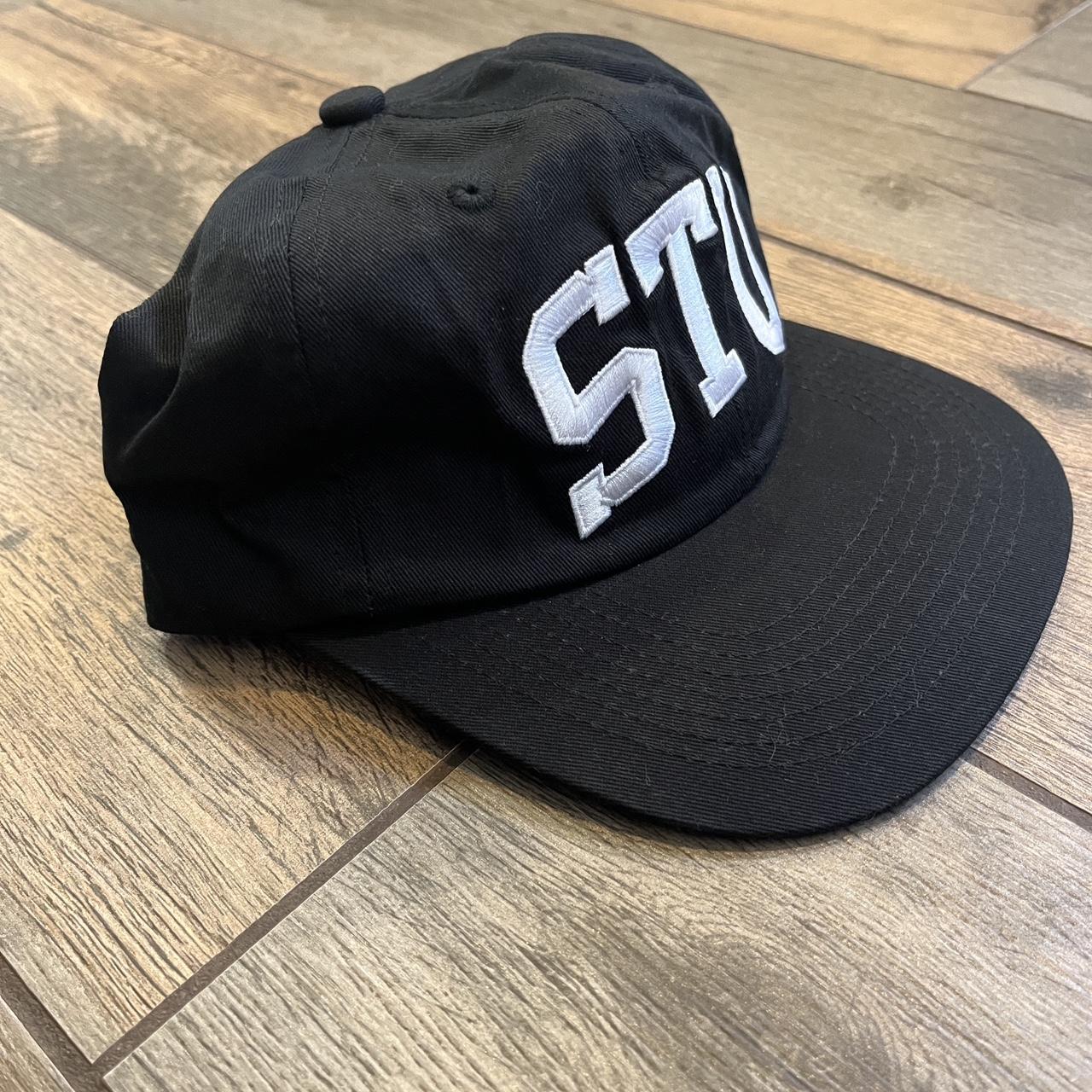 Stussy STU arch collegiate 5 panel cap Color:... | Depop