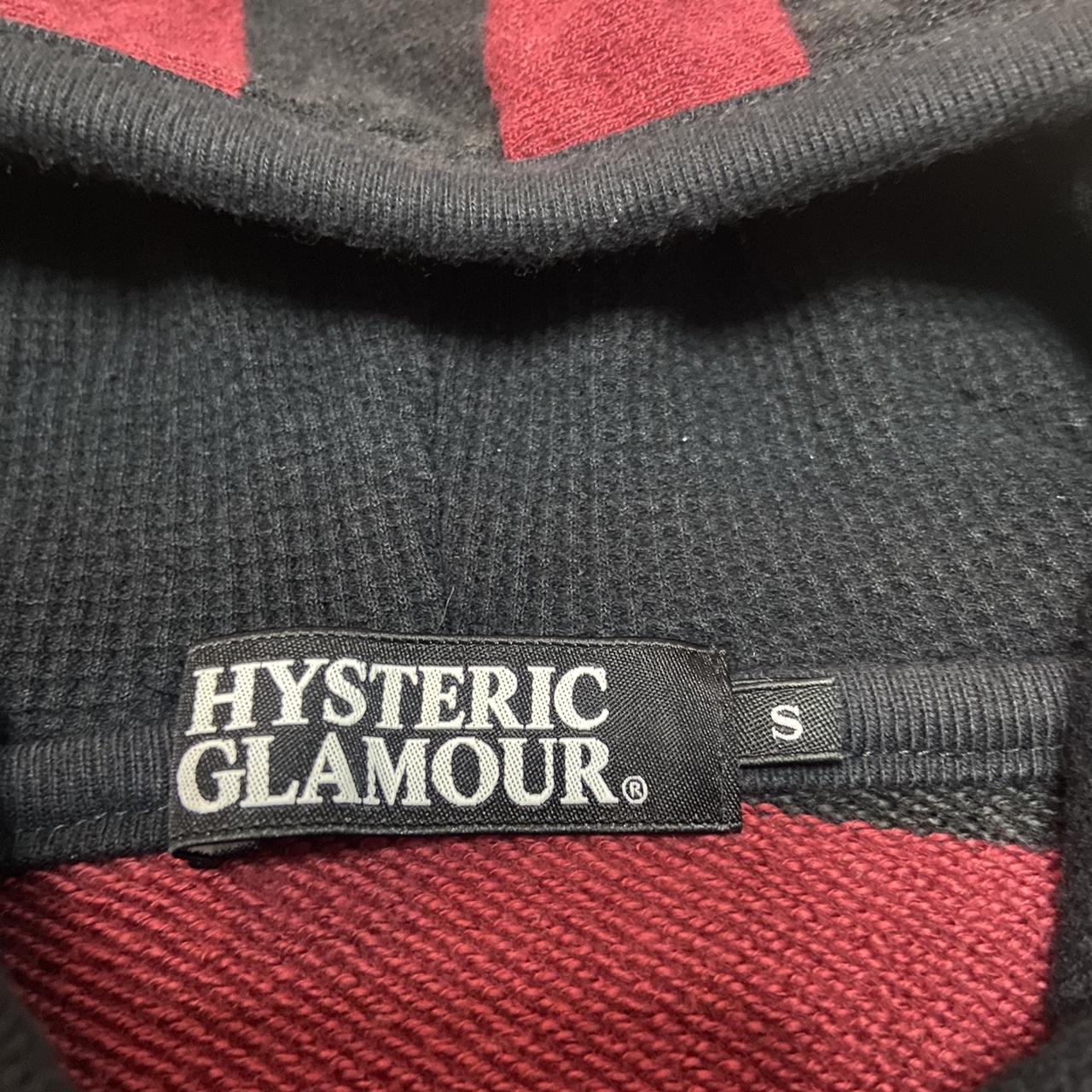 Hysteric Glamour 🐶 striped zip up hoodie Unisex Size S - Depop