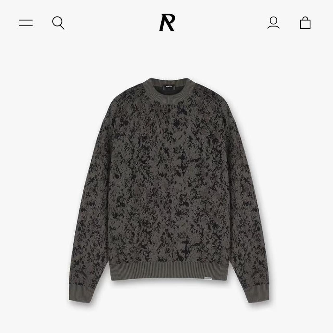 Represent Jacquard Sweater - Camo size M Retail $300 - Depop
