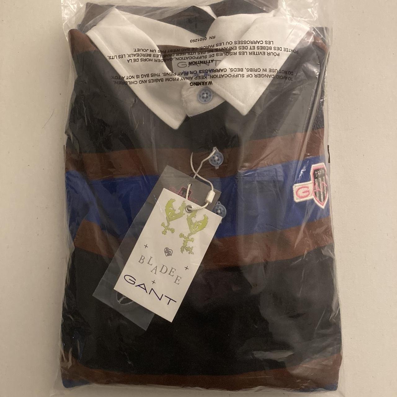 Drain Gang x Gant Longsleeve Rugby Size large,... - Depop