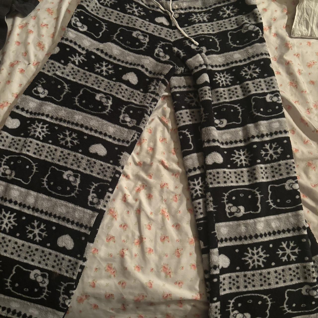 hello kitty pj pants fits like a s/m they r a kids... - Depop