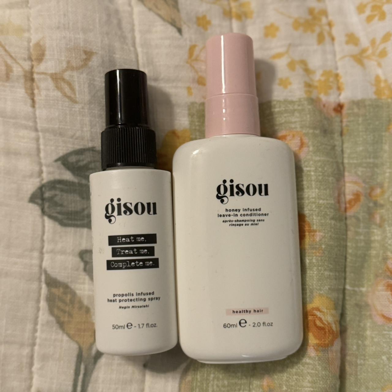 Gisou bundle never used leave in and heat spray... - Depop