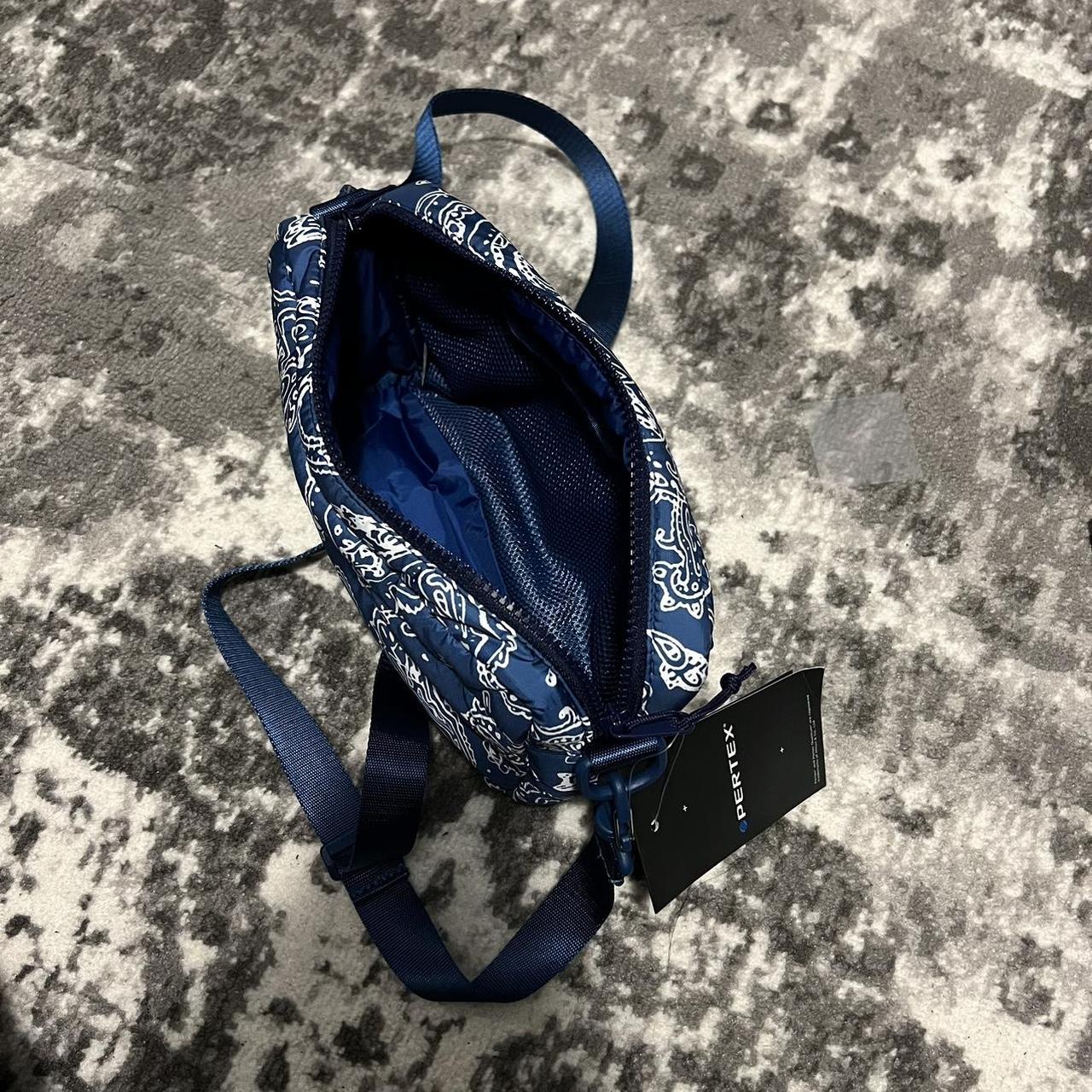 Supreme Puffer Side Bag “Blue Paisley” OG ALL... - Depop