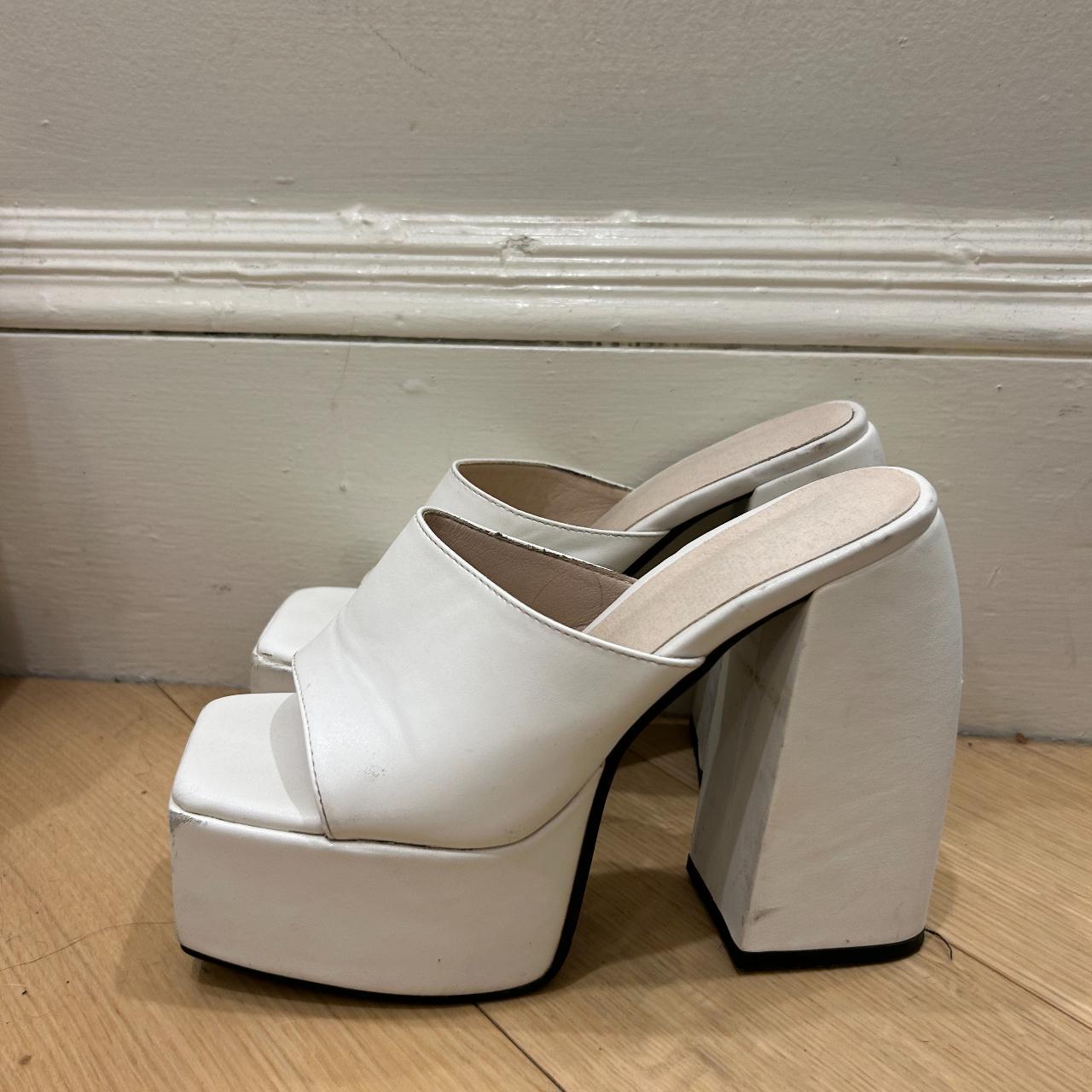 Shein Platform Slide on Heels As photographed,... - Depop