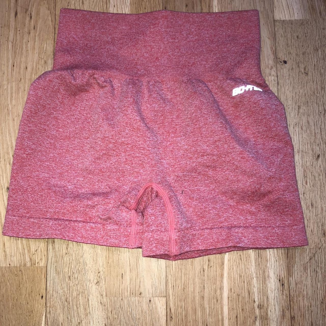 Bo&tee own it shorts in coral, worn once or twice ,... - Depop
